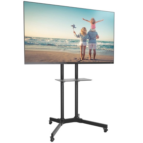 Promounts Mobile Tv Cart With Tilt Mount For Tvs 32" - 72" Up To 110 ...