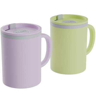 Copco Acadia To Go Mug Set Of 2, 16 Ounce Reusable Coffee Cups With ...