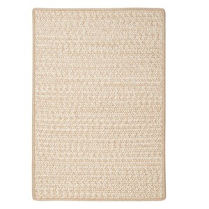 Colonial Mills Hayley Tweed Braided Rug, Natural 5x8, Rectangle Shape ...