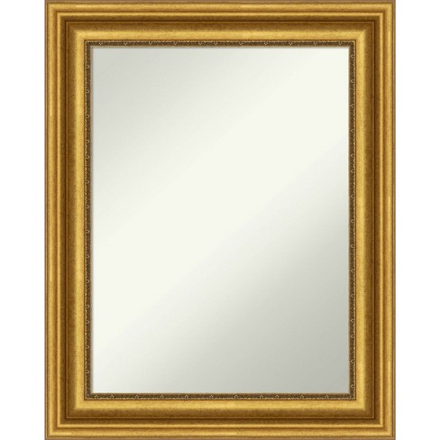 24 X 30 Non beveled Parlor Bathroom Wall Mirror Gold Amanti Art Target