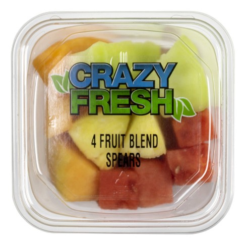 Crazy Fresh 4 Fruit Blend Spears - 15oz : Target