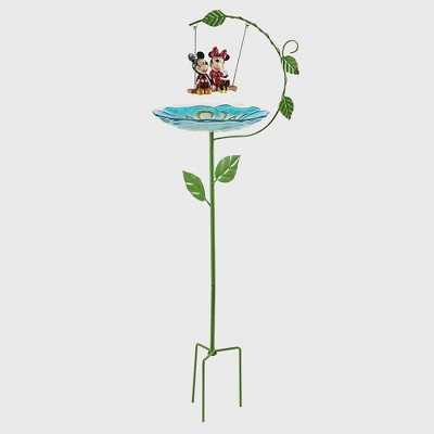 Disney 22" Minnie Mouse Birdbath Resin/stone Statue: Outdoor Garden ...