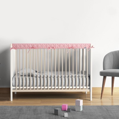 Biloban-3 Pieces Reversible Crib Rail Teething Covers, Crib Rail ...