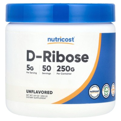 Nutricost D-Ribose, Unflavored , 8.9 oz (250 g) : Target