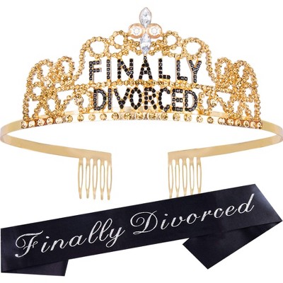 Verymerrymakering Divorce Decorations Party Sash And Tiara For Women ...