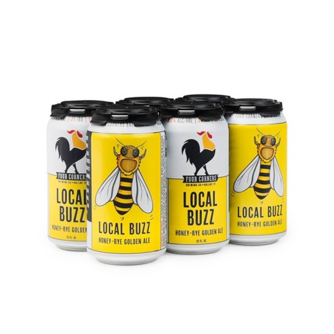 Four Corners Local Buzz Honey-rye Golden Ale Beer - 6pk/12 Fl Oz Cans ...