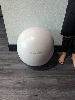 Weighted Stability Exercise Ball - Cream 55cm - All In Motion™ : Target