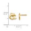 Black Bow Jewelry Kids 7mm Dolphin Screw Back Post Earrings In 14k ...