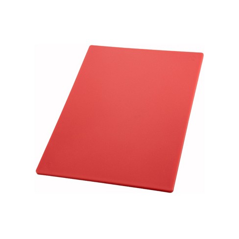 Winco Haacp Color-coded Cutting Board, 1/2 Thick - 12" X 18", Red : Target