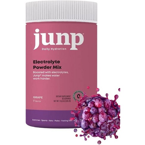 Junp Hydration Grape Flavor Electrolyte Powder, Electrolytes Drink Mix ...