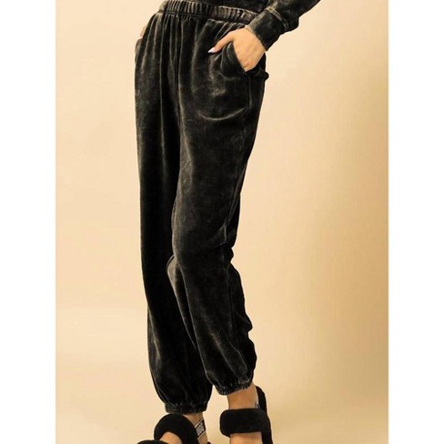 Women's Velvet Sweatpants - Hyfve S : Target