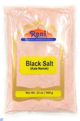 Black Salt (kala Namak) Mineral Powder - 14oz (400g) - Rani Brand ...