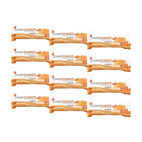 Power Crunch Original Salted Caramel Protein Energy Bar - 12 Bars, 1.4 ...