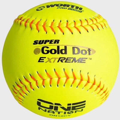 Worth Pink Pro Comp Super Gold Dot 12" Slowpitch Isa Softballs Dz : Target