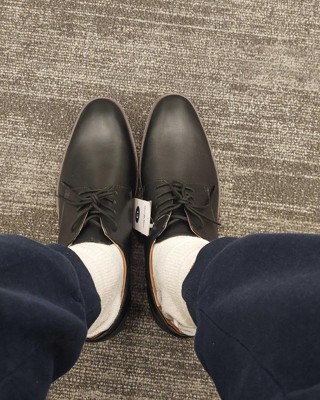 Men's Leo Oxford Dress Shoes - Goodfellow & Co™ Black 8 : Target