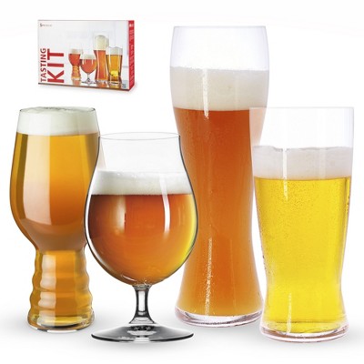 Spiegelau Craft Beer Tasting Kit Glasses Set Of 4 - Crystal, Modern ...