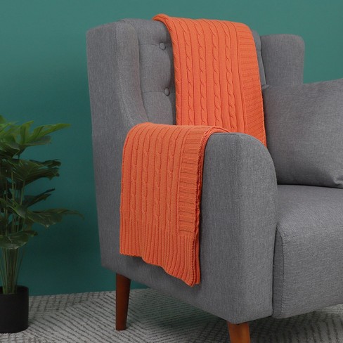 Piccocasa Soft Cotton Knitted Lightweight Cable Bed Home Decorative ...