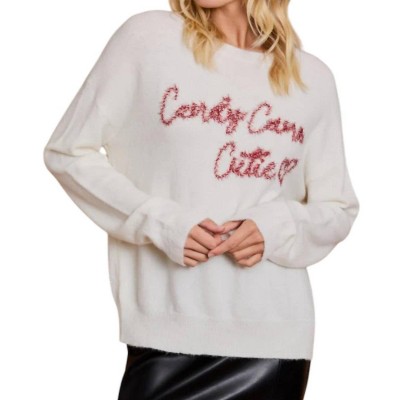 Women's Candy Cane Cutie Sweater - Gilli : Target