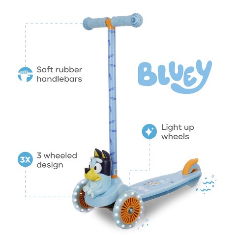 Bluey Light Up Deck 3 Wheeled Scooter : Target