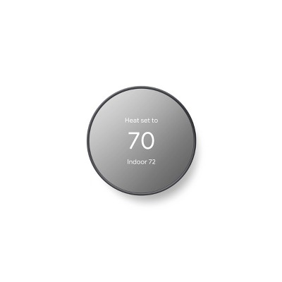 Google Nest Thermostat Charcoal : Target