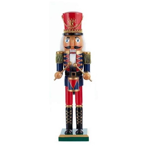 15.0 Inch King Soldier Nutcracker Wood Decorative Nutcrackers : Target