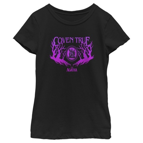 Girl's Marvel: Agatha All Along Coven True T-shirt - Black - X Large ...