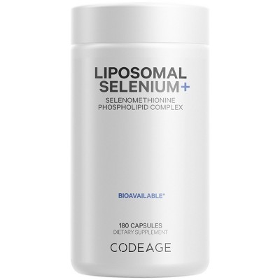 Codeage Liposomal Selenium Supplement, Immune Support, Mineral Cofactor ...