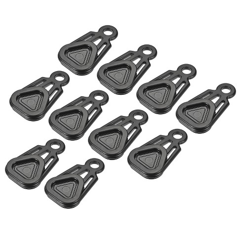 Unique Bargains Tent Clips Plastic Triangle Movable Snaps For Outdoor ...