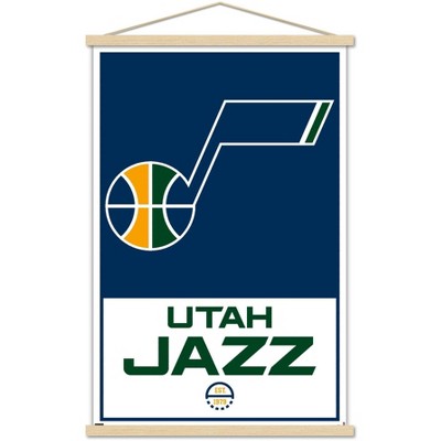 Trends International NBA Utah Jazz - Logo 21 Magnetic Framed Wall ...