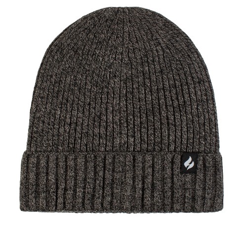 Men's Lite Oliver Rib Knit Roll Up Hat | Size One Size - Charcoal : Target