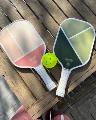 Franklin Sports 2 Player Poly Pro Pickleball Set With Balls - Pink ...