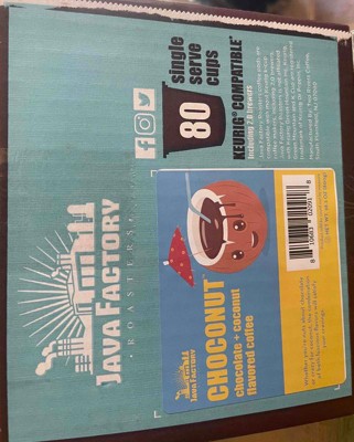 Java Factory Flavored Coffee Pods,keurig 2.0,choconut -chocolate ...