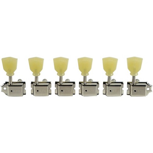 Kluson 6-in-line Deluxe Series Pearl Single Ring Tuning Machines For ...