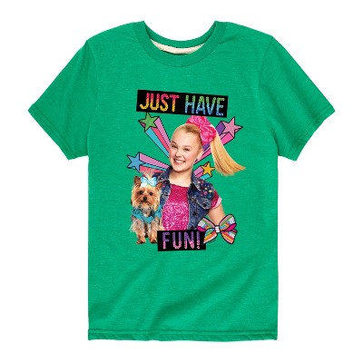 Boys' Jojo Siwa Just Have Fun! Short Sleeve Graphic T-shirt - Kelly ...