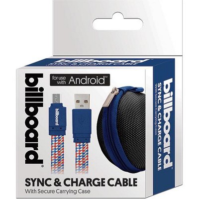 6' Micro Usb Sync & Charge Cable Blue : Target