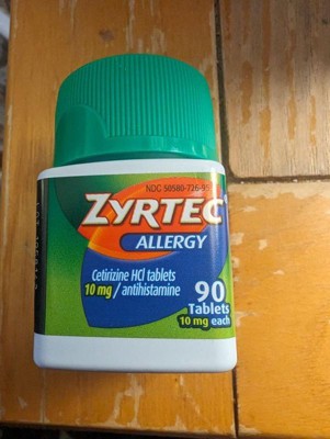 Zyrtec Cetirizine Allergy and Sinus Treatment Tablets - 10mg - 5ct : Target