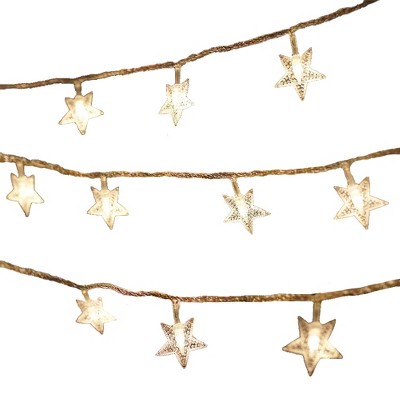 Twinkle Star 100ct Led Star String Lights, Plug In Fairy String Lights ...