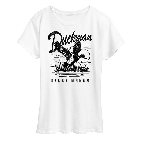 Women's Riley Green Duckman Short Sleeve Graphic T-shirt - White ...