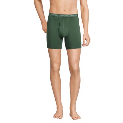 Lands' End Men's Comfort Knit Boxer 3 Pack - Medium - Estate Green 3 ...
