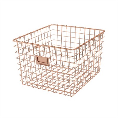 Spectrum Diversified Medium Storage Basket Black : Target