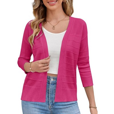 Women's Cardigan Sweater Button-down Long Sleeve Oversized Knit ...