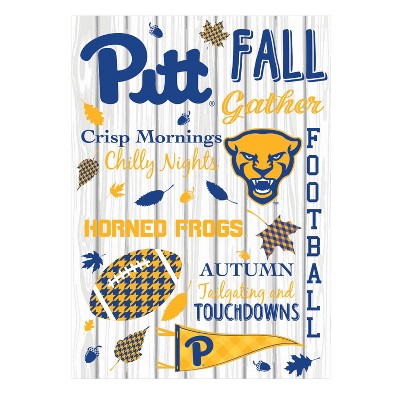 Evergreen University Of Pittsburgh Garden Flag 12 X 18 Inches Indoor ...