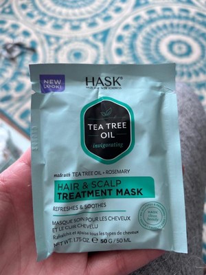 Hask Scalp Treatment Hair Mask Infused With Tea Tree & Rosemary Oil - 1 ...