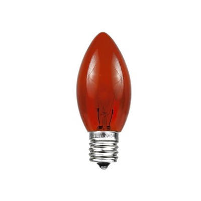 Novelty Lights Amber/orange C7 Incandescent Traditional Vintage ...