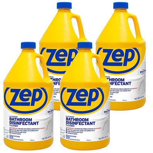 Zep Zep All-purpose Bathroom Disinfectant Cleaner - 1 Gallon (case Of 4 ...