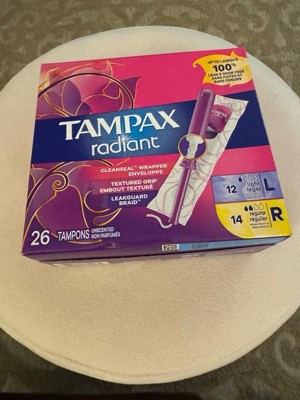 Tampax Radiant Light And Regular Duo-pack Tampons - 26ct : Target