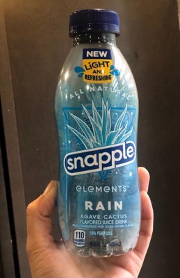 Snapple Elements Rain Agave Cactus Tea - 15.9 Fl Oz Bottle : Target