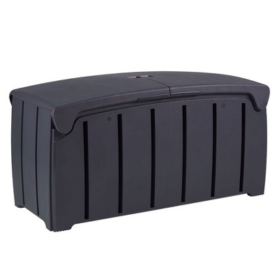 Strata Products Outdoor 85 Gallon (321l) Garden Storage Box With Double ...