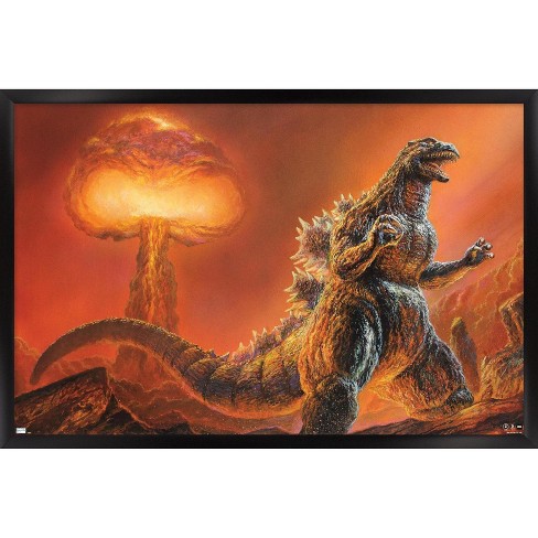 Trends International Godzilla: Comic - Nuclear Framed Wall Poster ...