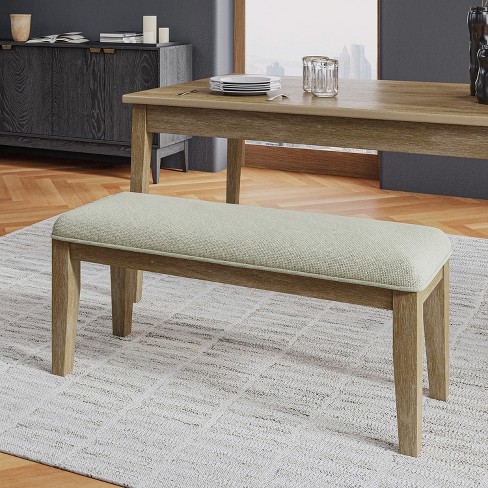 Elisa Rustic Farmhouse Design Solid Wood Dining Bench artful Living Design natural Target